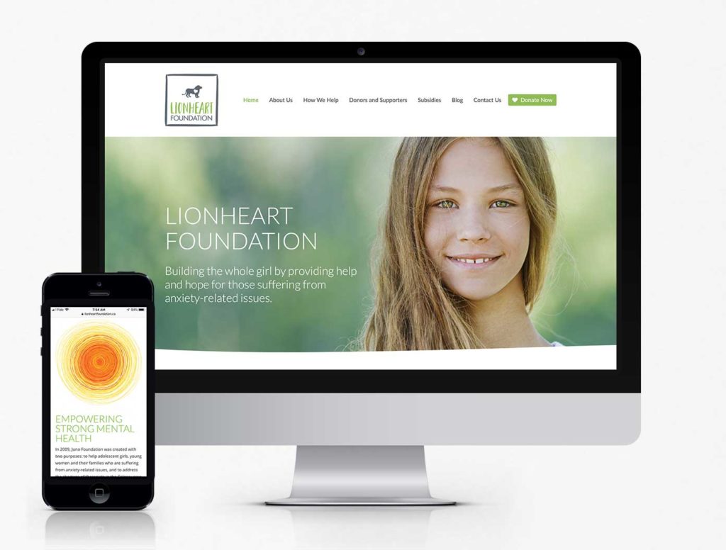 Lionheart Foundation Website - Local Propeller
